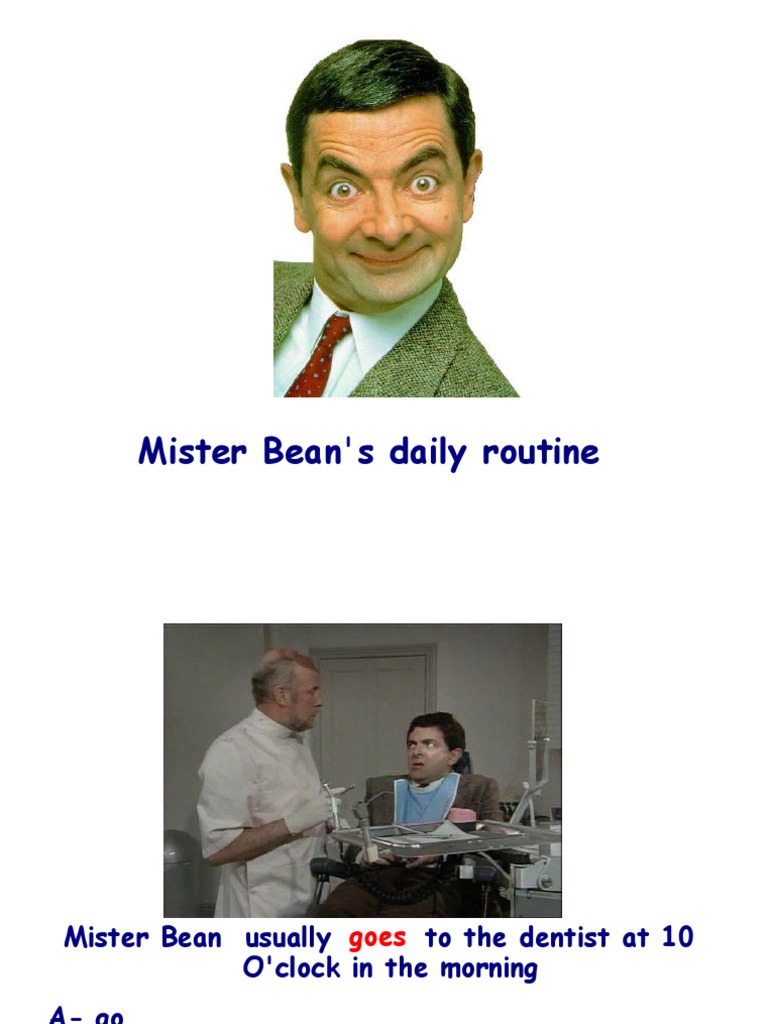 Mister Bean's Daily Routine | PDF
