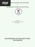 Redwood Viscometer | PDF | Viscosity | Chemistry