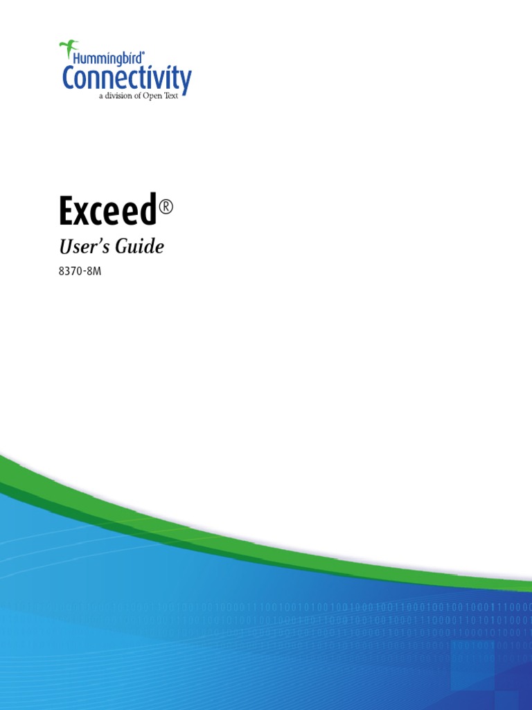 Exceed | PDF | Command Line Interface | Microsoft Windows