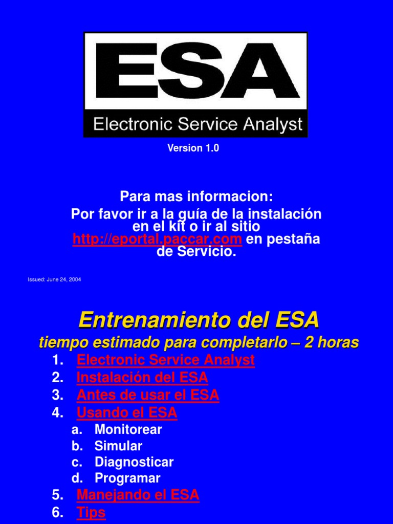 ESA Training English | PDF | Contraseña | Ieee 802.11