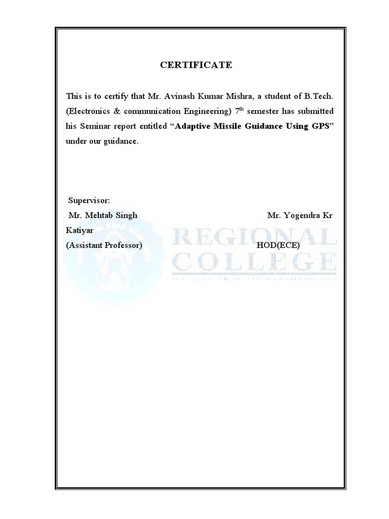 Adaptive Missile Guidance Using Gps | PDF | Inertial Navigation System ...