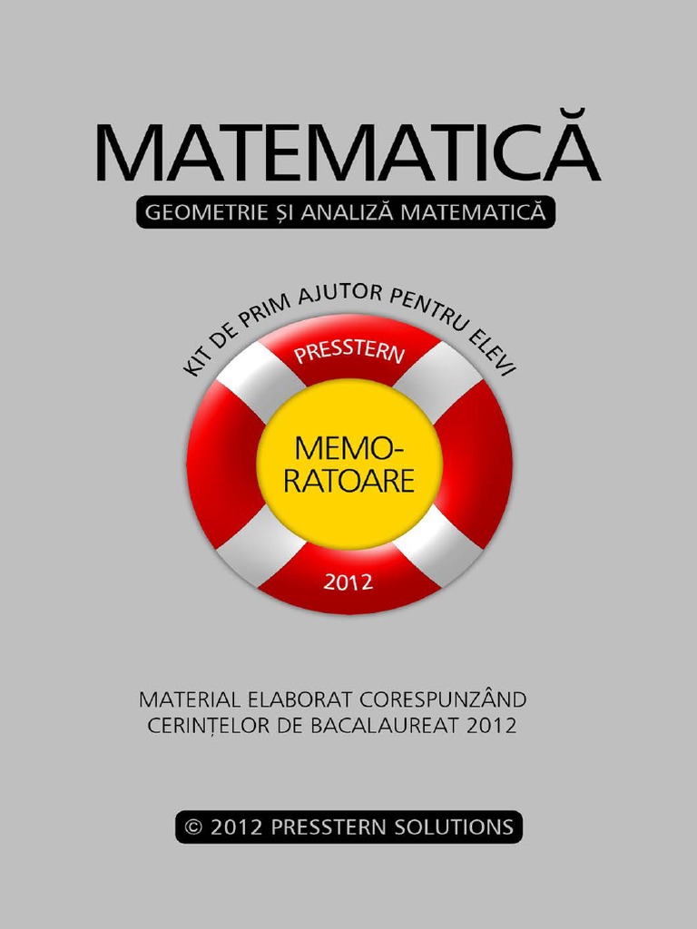 Memorator Matematica | PDF