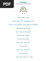 Poema o Relógio | PDF
