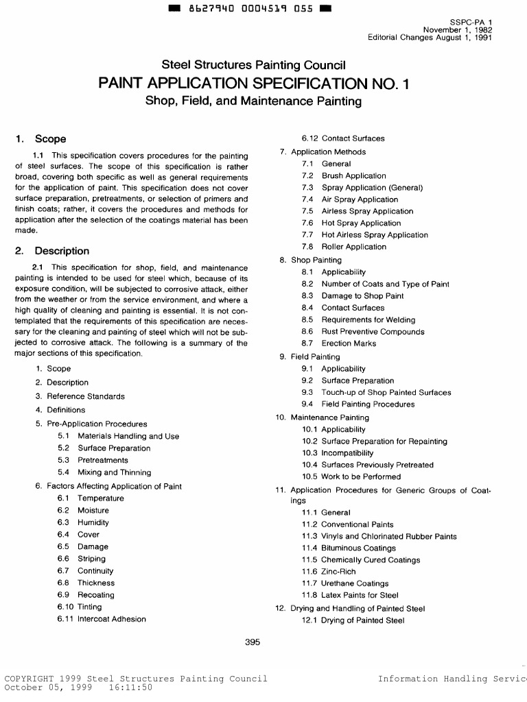 SSPC Pa1 | PDF