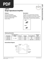 LM741 Complete Data Sheet and Specs | PDF | Operational Amplifier ...