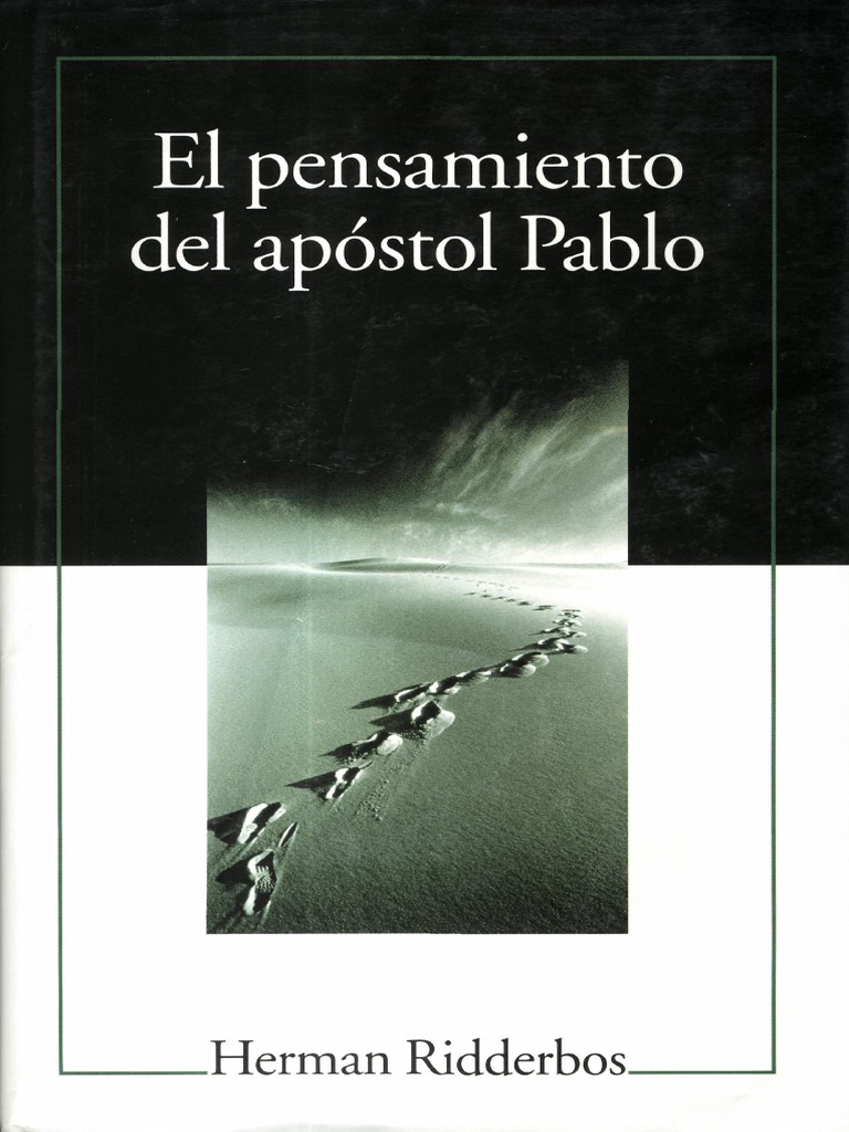 El Pensamiento de Pablo-Herman Ridderbos | PDF | Pablo el apóstol | Jesús