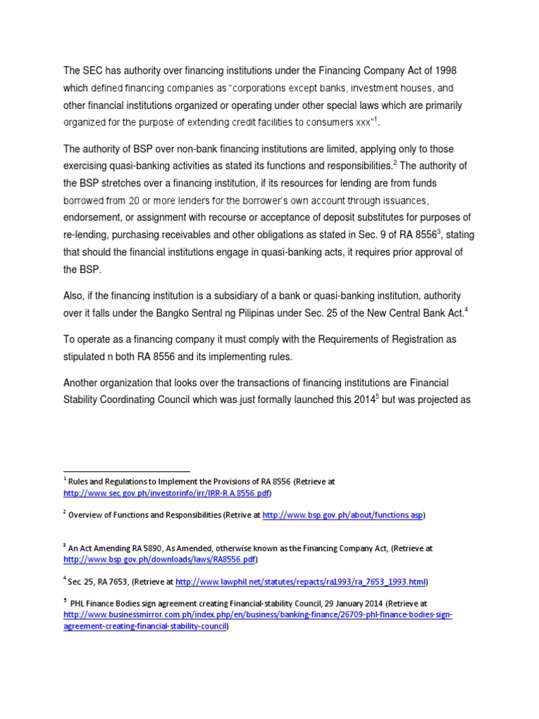 What Is A Quasi Bank | PDF | U.S. Securities And Exchange Commission ...