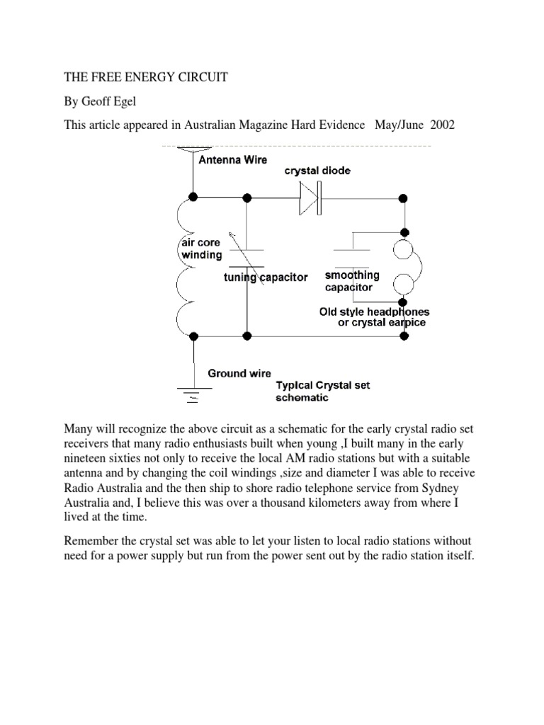 Free Energy Circuit Insights | PDF