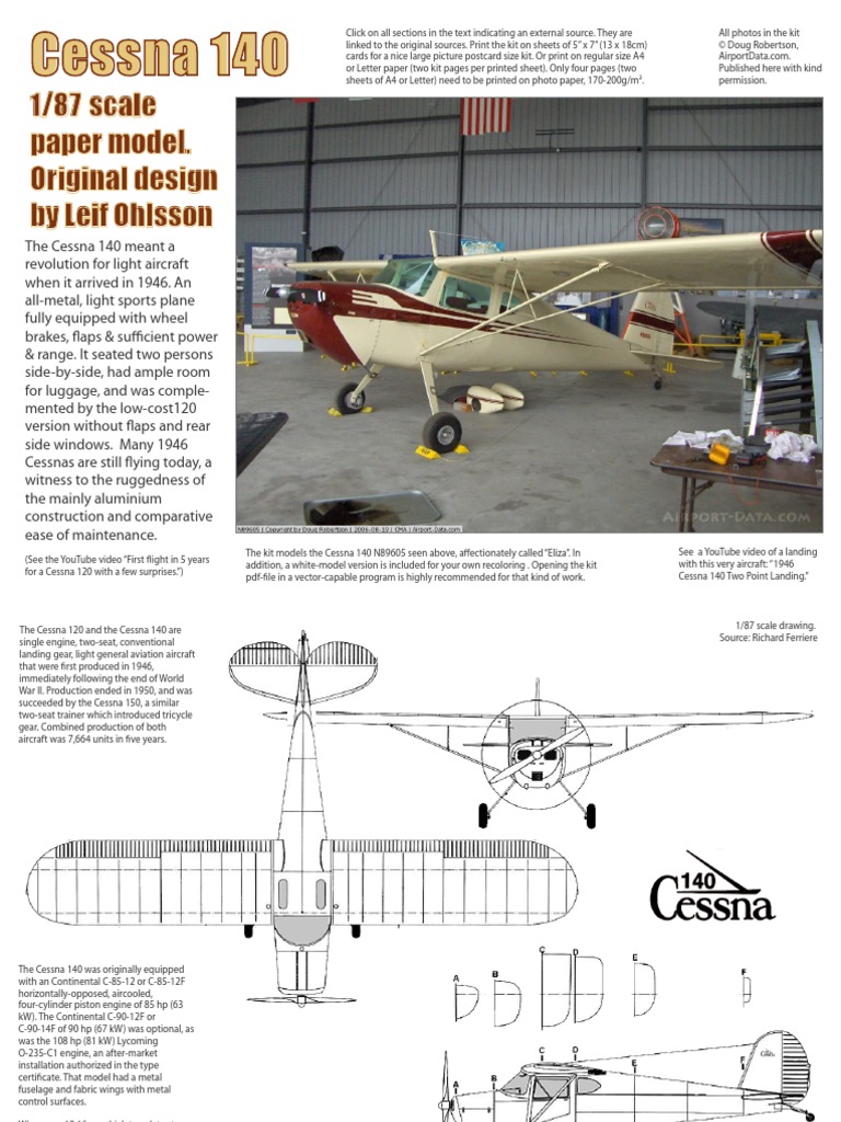 Cessna 140 | Airplane | Landing Gear