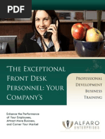 Receptionist Handbook | PDF