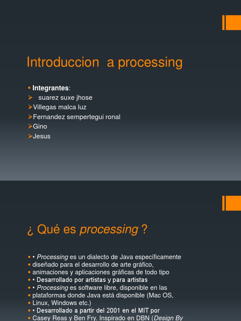 Introduccion A Processing | PDF | Entorno de desarrollo integrado ...