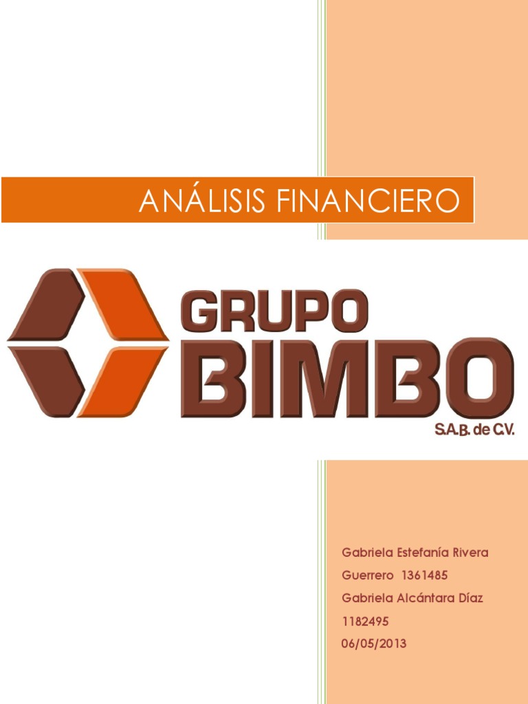 Proyecto Final Grupo Bimbo | PDF | Estado de resultados | Rentabilidad sobre recursos propios