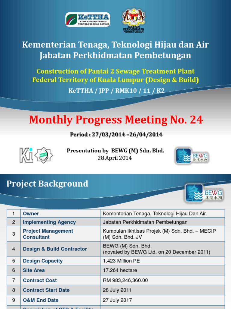 Monthly Progress Meeting No 24 - Final | PDF