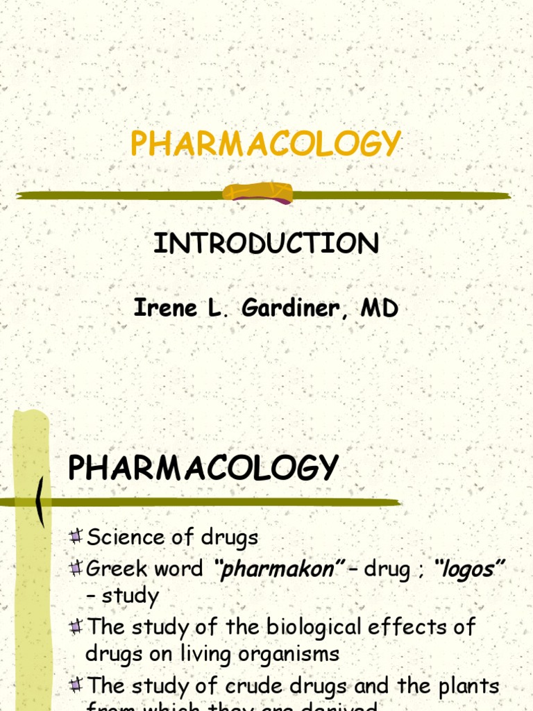 Pharma Introduction | PDF | Pharmacology | Drugs