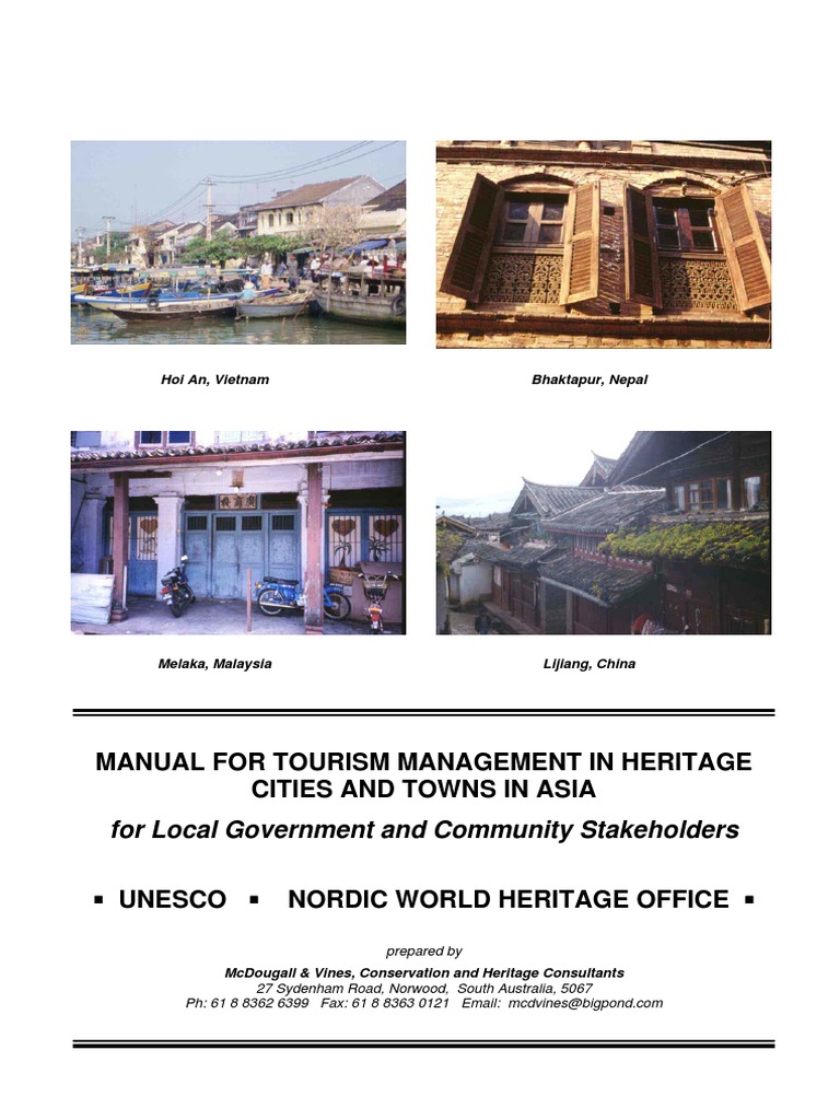 Manual For Tourism Management | PDF | Tourism | Community