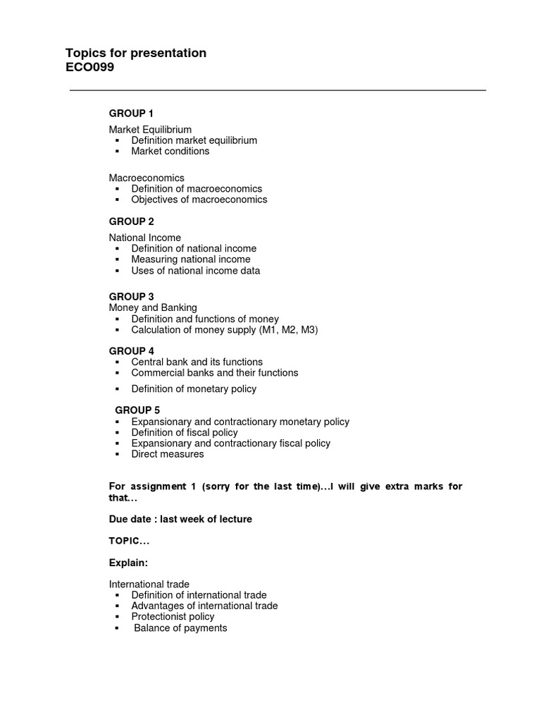 Topics For Presentation-Pre Law | PDF