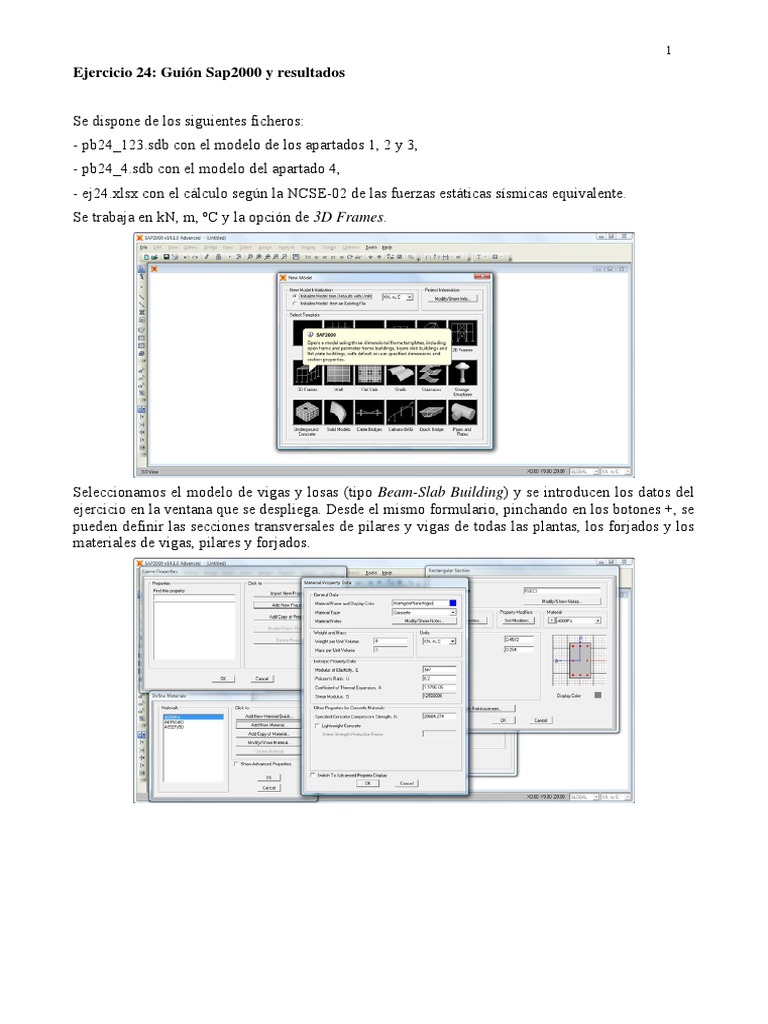 Analisis Modal en Sap2000 | PDF | Fundación (Ingeniería) | Ingeniería ...