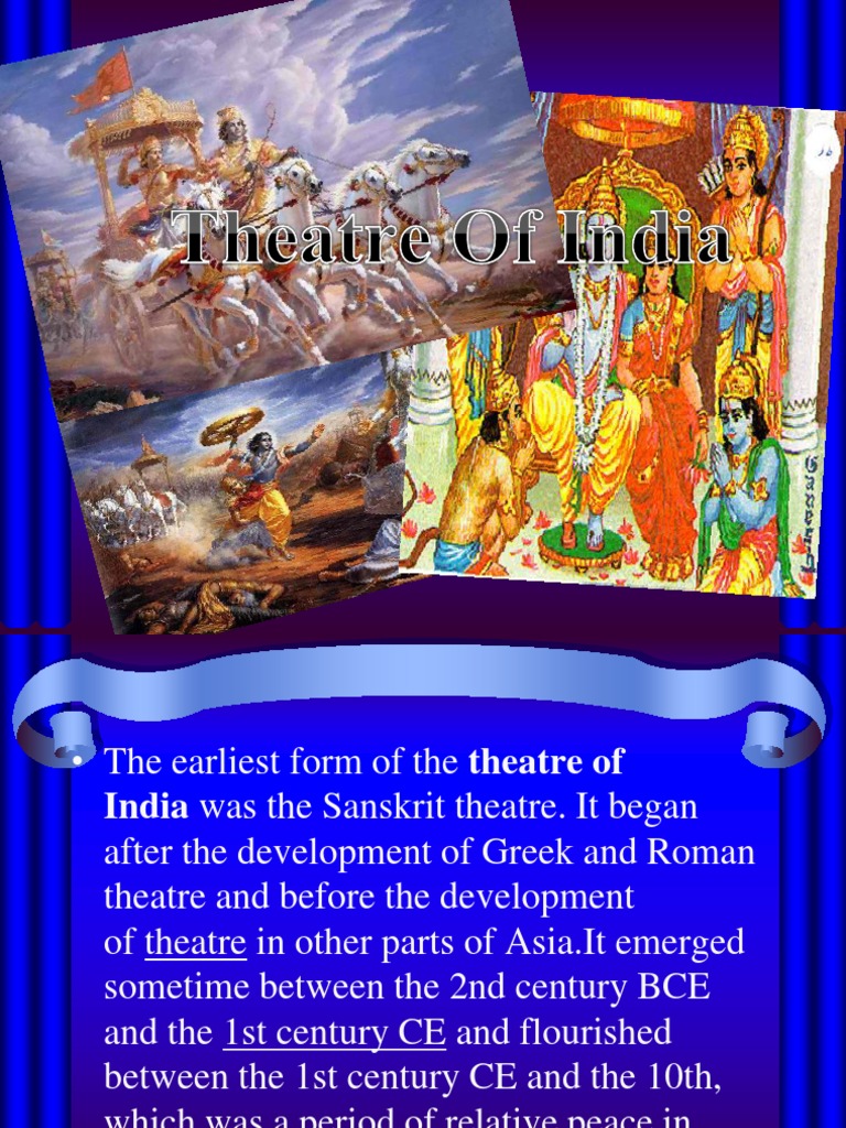 Theatre of India | PDF | Ramayana | Mahabharata