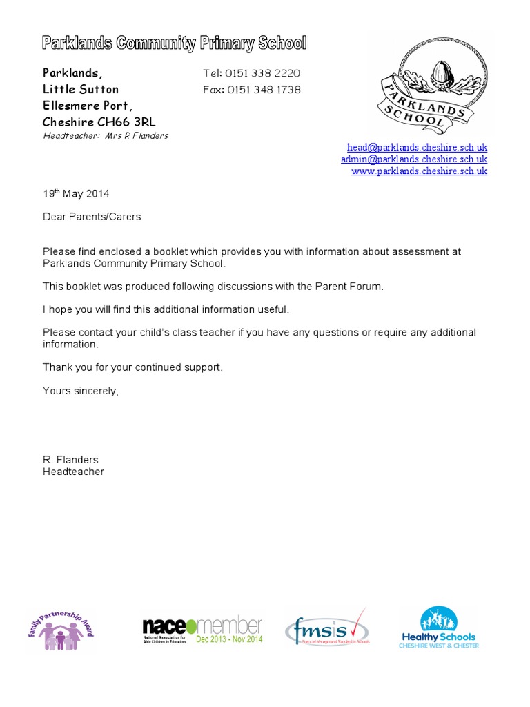 Parklands Primary School Assessment Guide | PDF | Cooking, Food & Wine ...