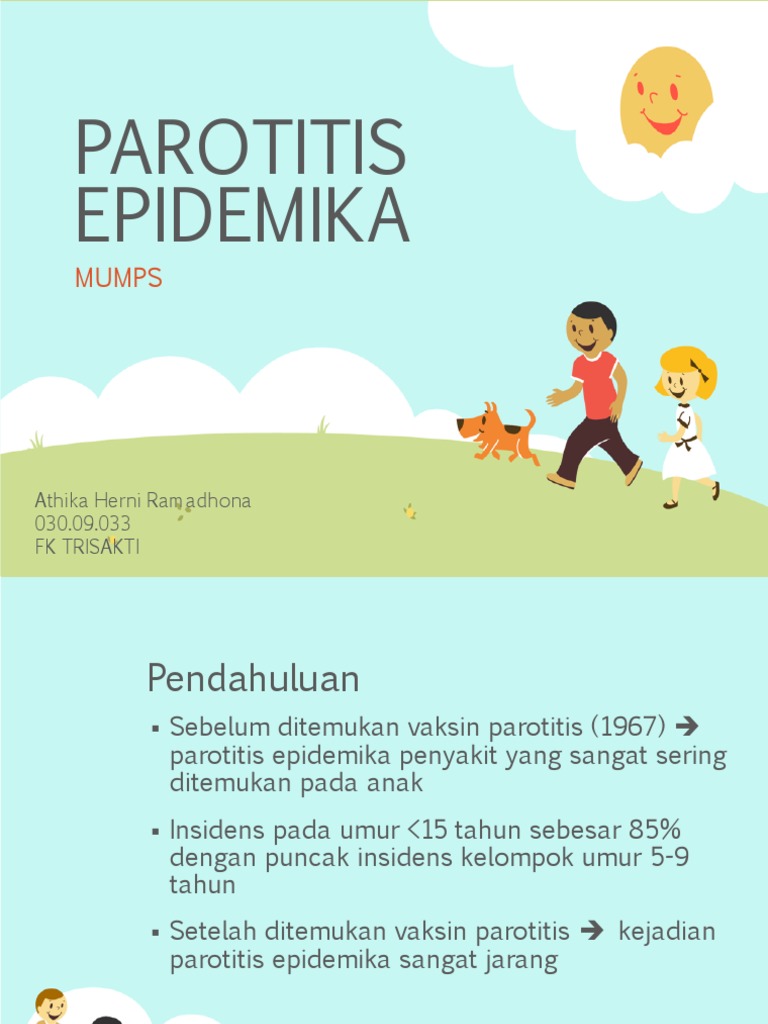 Parotitis Epidemika: Gejala dan Pencegahan | PDF | Sains & Matematika