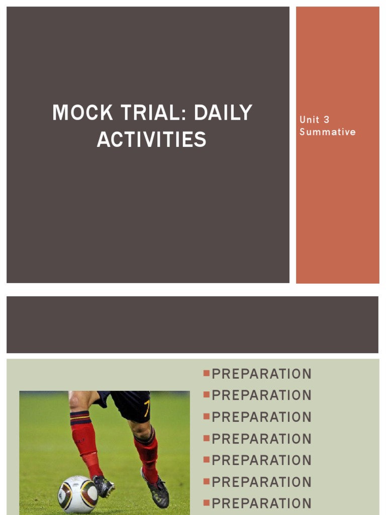 Mock Trial Daily Preparation Guide | PDF | Jargon | Justice