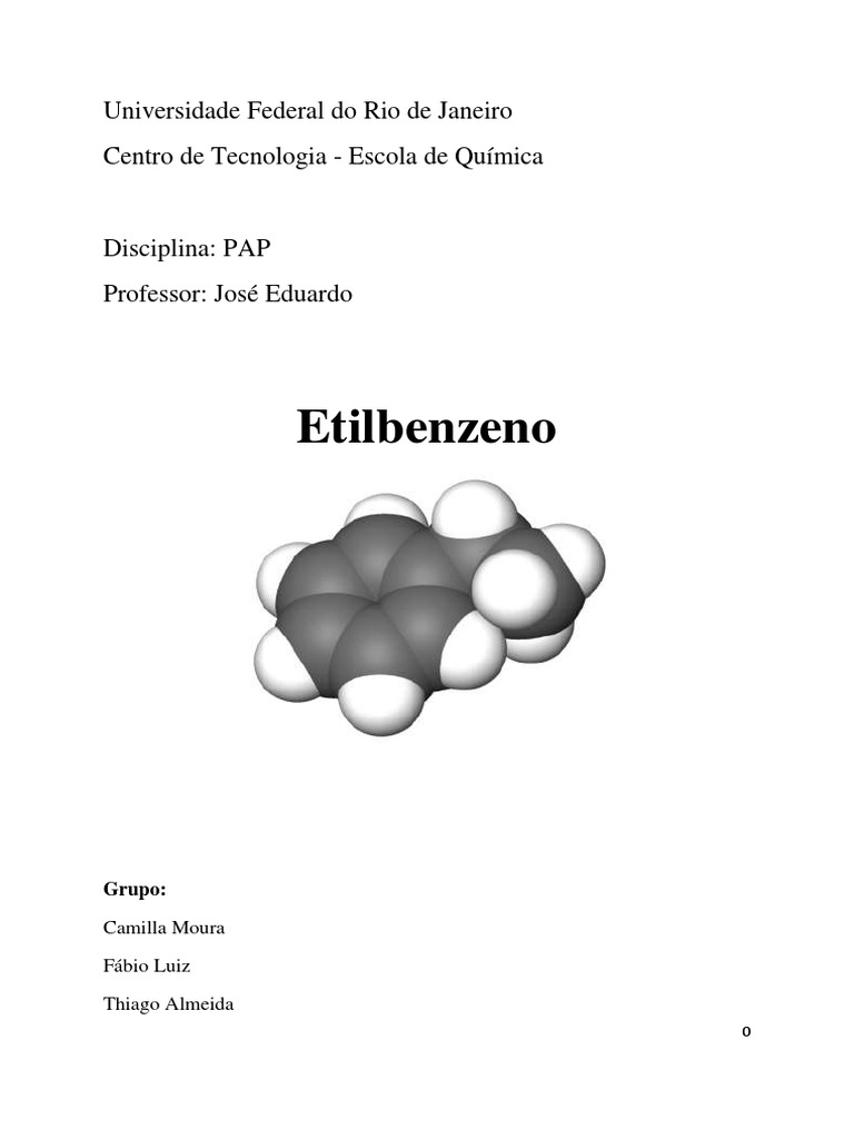 PAP Grupo15 Etilbenzeno | PDF | Poliestireno | Indústrias