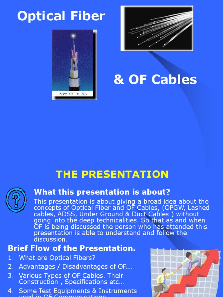 Optical Fiber Presentation: Types, Advantages & Applications | PDF ...