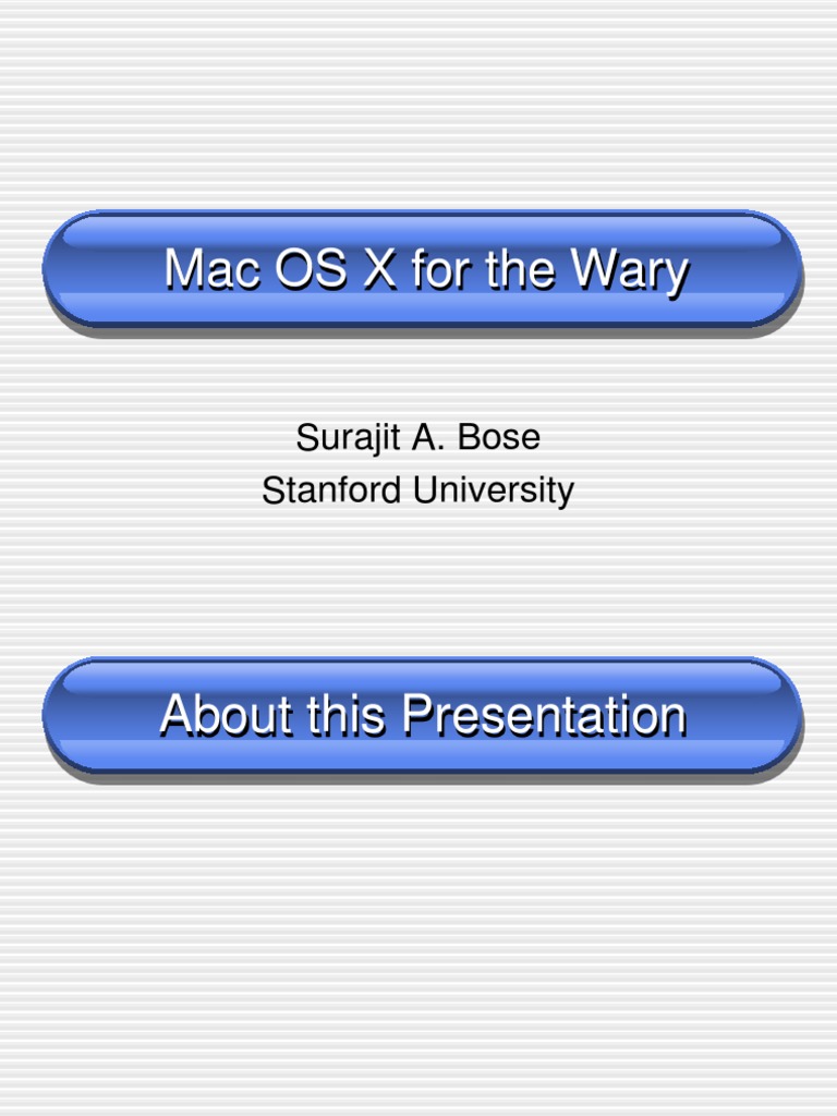 Introduction To MAC OS | PDF | Directory (Computing) | Mac Os