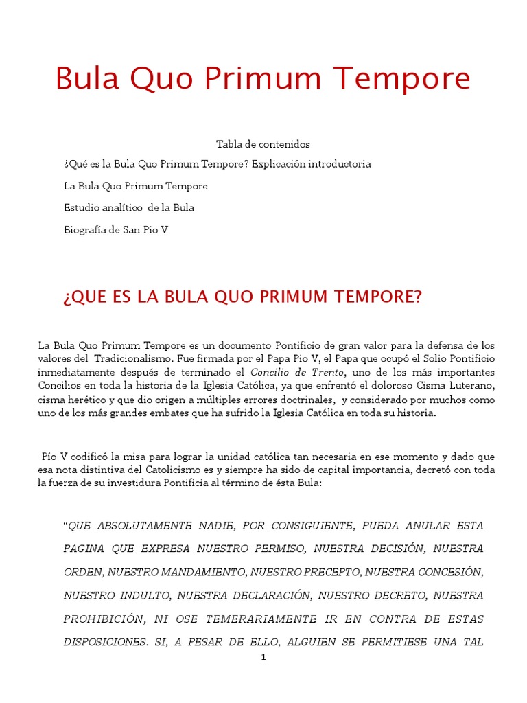 15 Bula PDF | PDF | Misa (liturgia) | Iglesia Católica