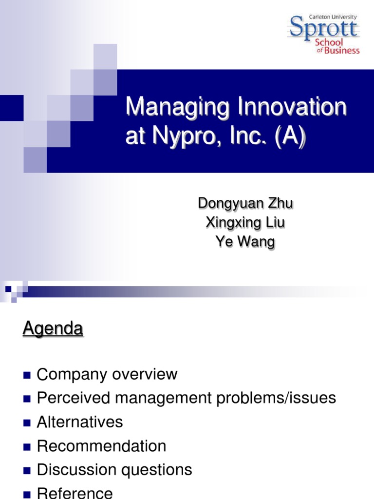 Nypro Inc | PDF | Innovation | Business