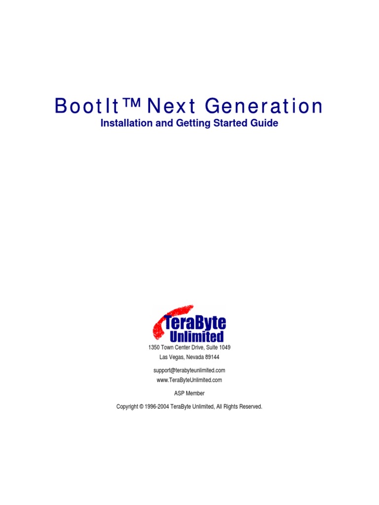 Bootit™ Next Generation: Installation and Getting Started Guide | PDF ...