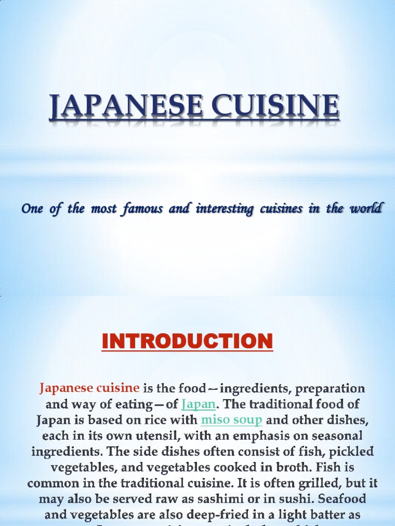 PDF Japanese | PDF | Japanese Cuisine | Sushi