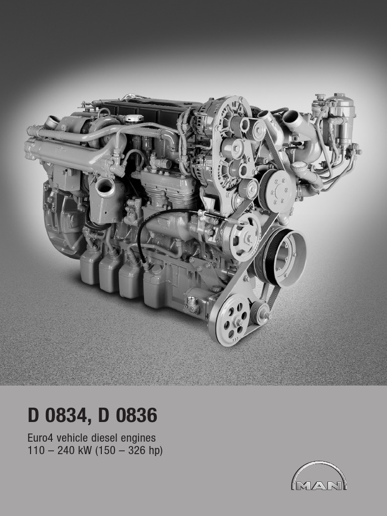 Diesel Engines For Vehicles D08 | PDF | Turbocharger | Diesel Engine
