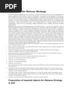 SAP PR Release Strategy Guide | PDF