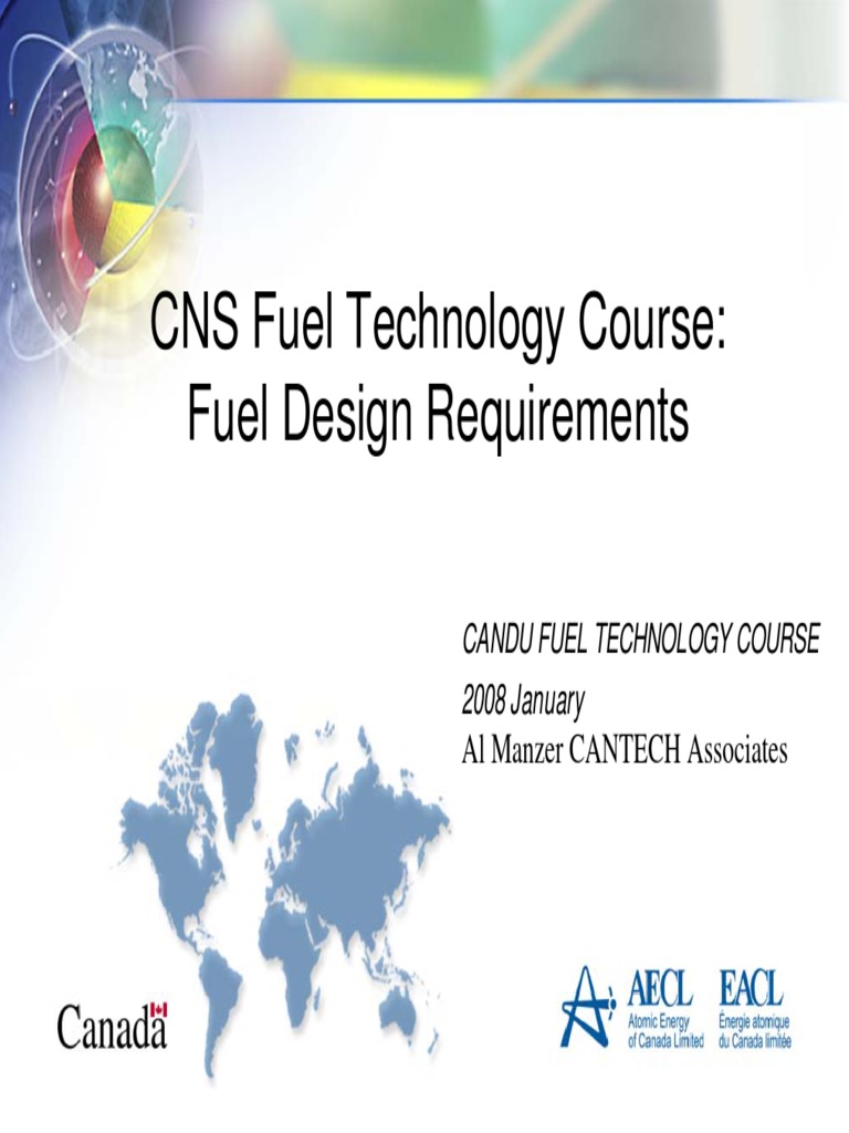 005 - Fuel Design Requirements - Al Manzer | PDF | Nuclear Reactor ...