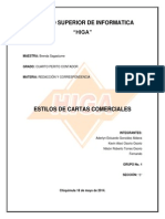Carta Estilo Semibloque | PDF