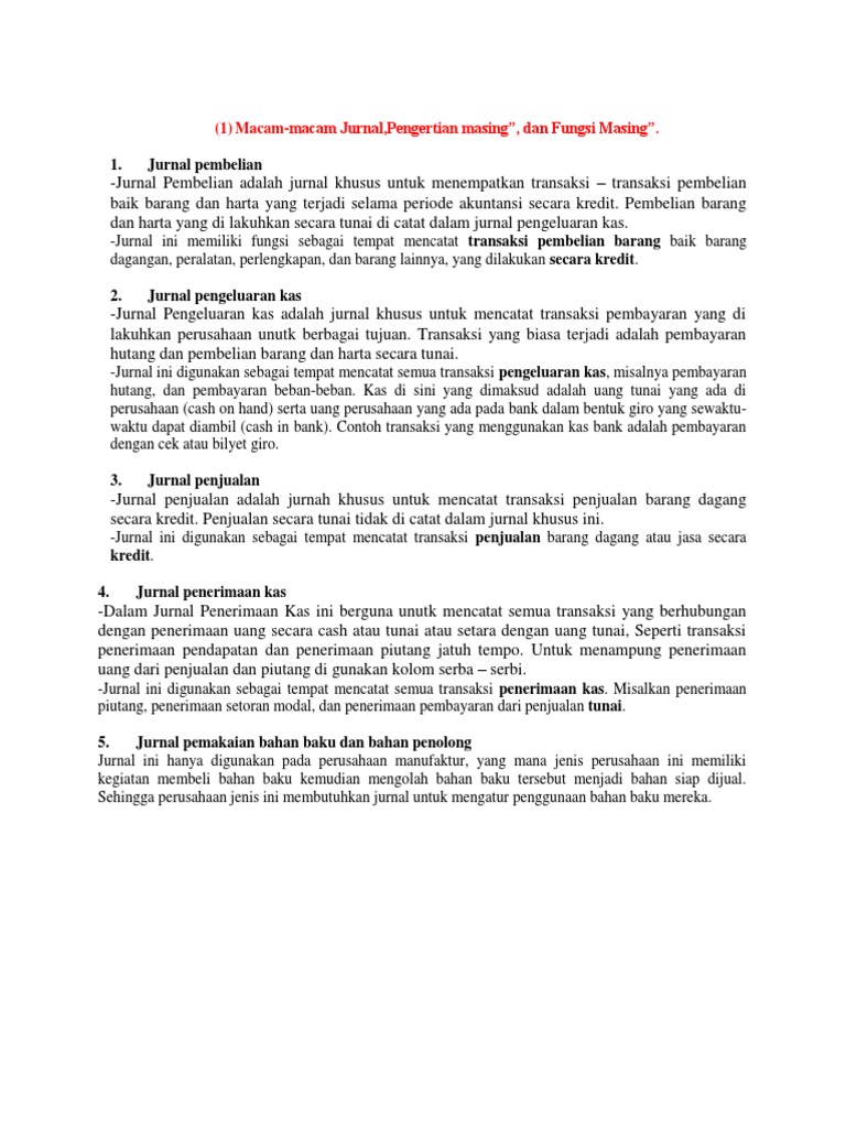 Jurnal Pembelian NUMPANG NITIP Yah | PDF