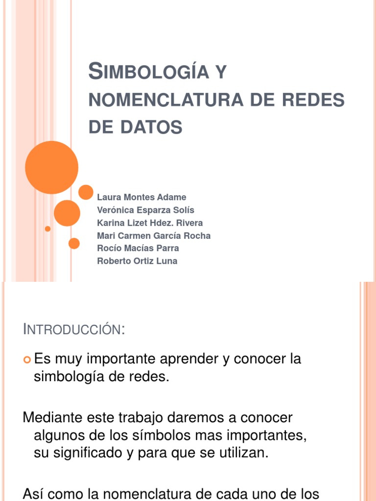 Simbología y Nomenclatura de Redes | PDF | Cortafuegos (informática ...