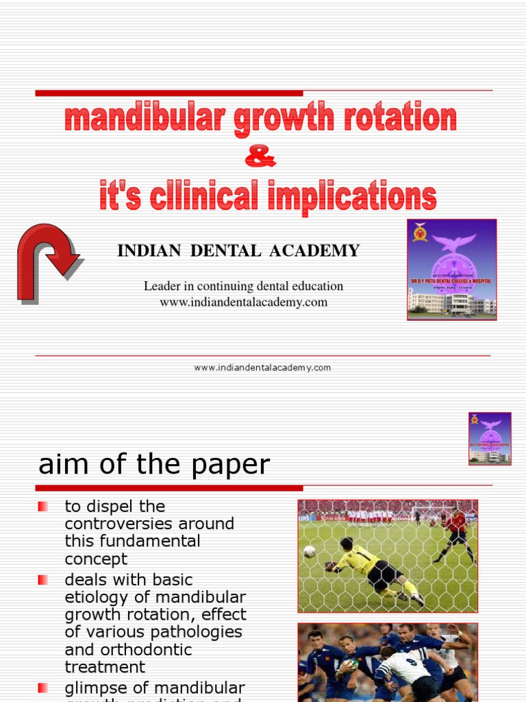 Mandibular Growth Rotation (2) / Orthodontic Courses by Indian Dental ...