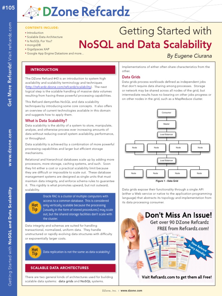 Nosql and Data Scalability: Getting Started With | PDF | No Sql | Scalability
