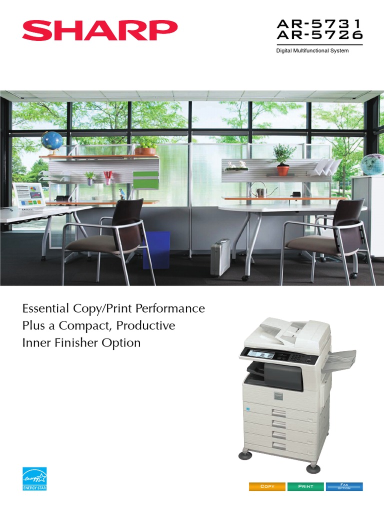 AR-5731 AR-5726: Essential Copy/Print Performance Plus A Compact ...