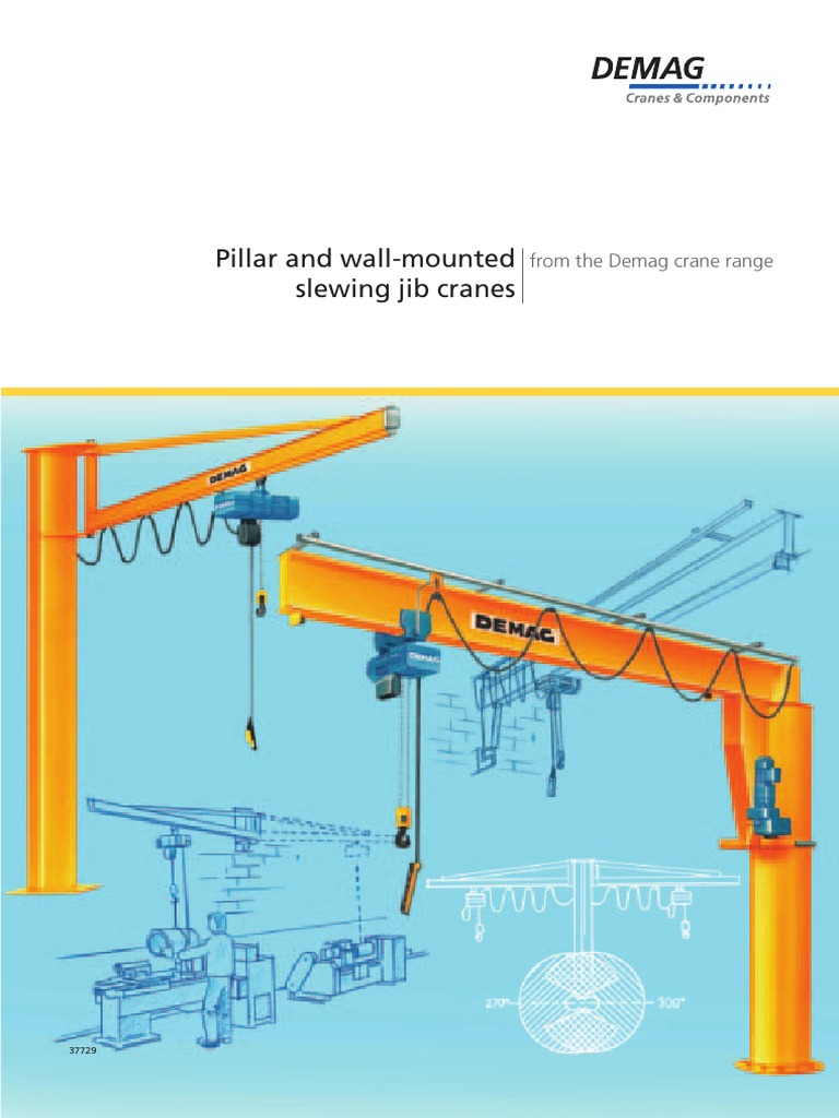 DEMAG - Pillar and Wall-Mounted Slewing Jib Cranes | PDF | Crane ...