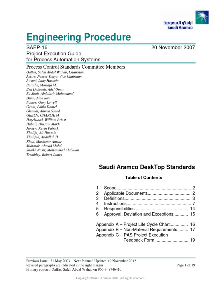 Engineering Procedure | PDF | Specification (Technical Standard ...