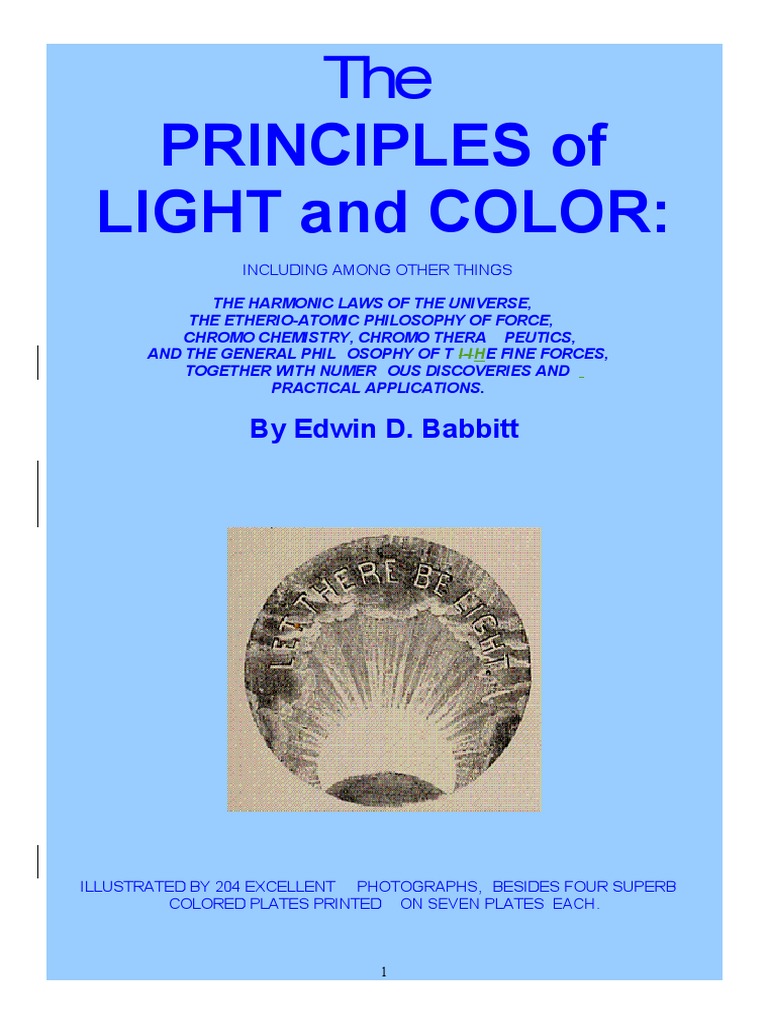 Principles of Light and Color Edwin Babbitt | Stars | Milky Way