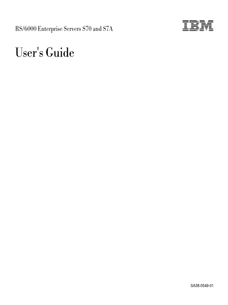 7015 Enterprise Servers S70 and S7A Users Guide | PDF | Electromagnetic ...