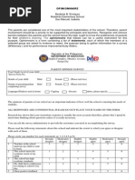 Survey Questionnaire for Deped Child Protection Policy | Child ...