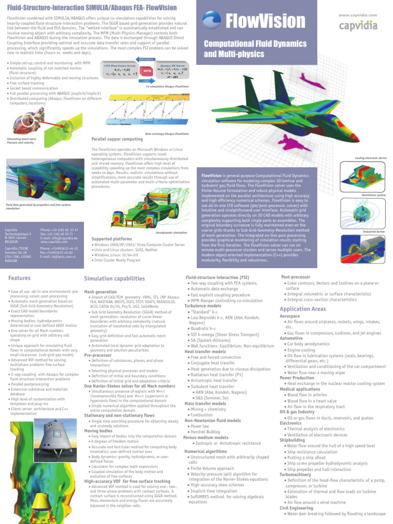 FlowVision English BRochure | PDF | Mechanical Engineering | Gases