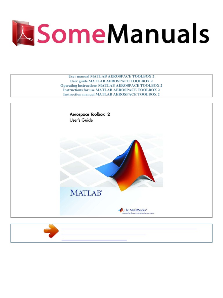 User Manual Matlab Aerospace Toolbox | PDF | Cartesian Coordinate ...