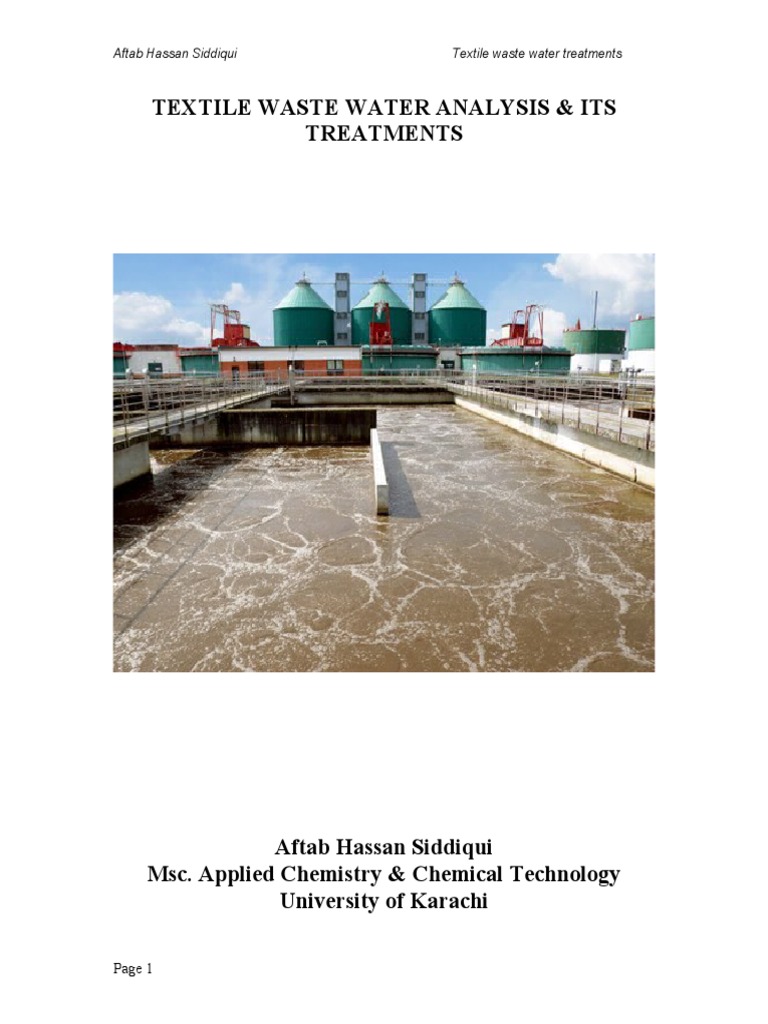 Research Project Waste Water Analysis | PDF | Fossil Fuels | Pollution