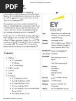 EY History | PDF | Business | Financial Services